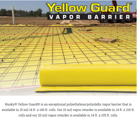 YellowGuard™ Vapor Barrier - Form Tech Product Catalog