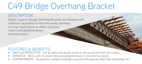 C-49 Bridge Overhang Bracket DS - Form Tech Product Catalog